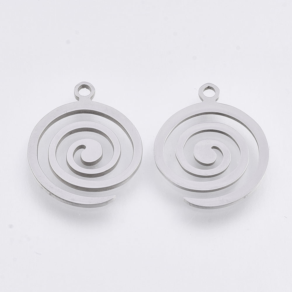 201 Stainless Steel Pendants Laser Cut Pendants Vortex Stainless Steel ...