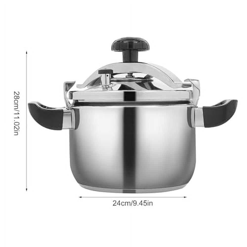 201 Stainless Steel Pressure Cooker, 7L/6.35 Qt Easy Opening&Closing ...