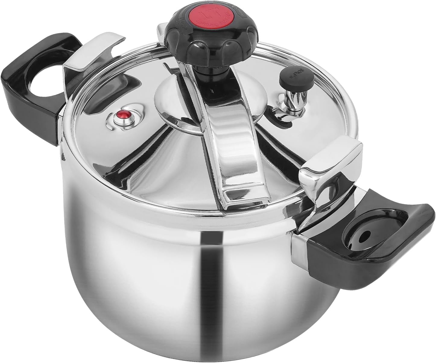 201 Stainless Steel Pressure Cooker, 7L/6.35 Qt Easy Opening&Closing ...