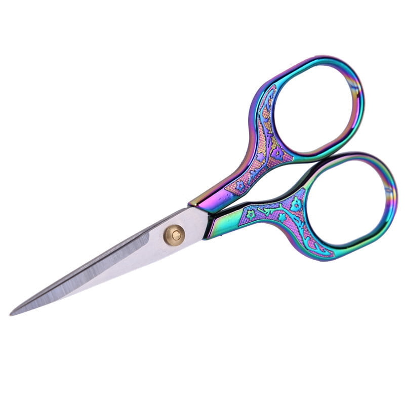 201 Stainless Steel Sewing Embroidery Scissors Embossed Flower ...