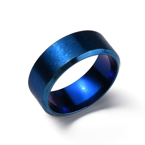 201 Stainless Steel Wide Band Finger Rings for Women Men Plain Band ...