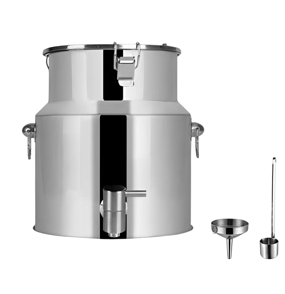 201 stainless steel airtight milk jug with lid and tap sealed barrel ...