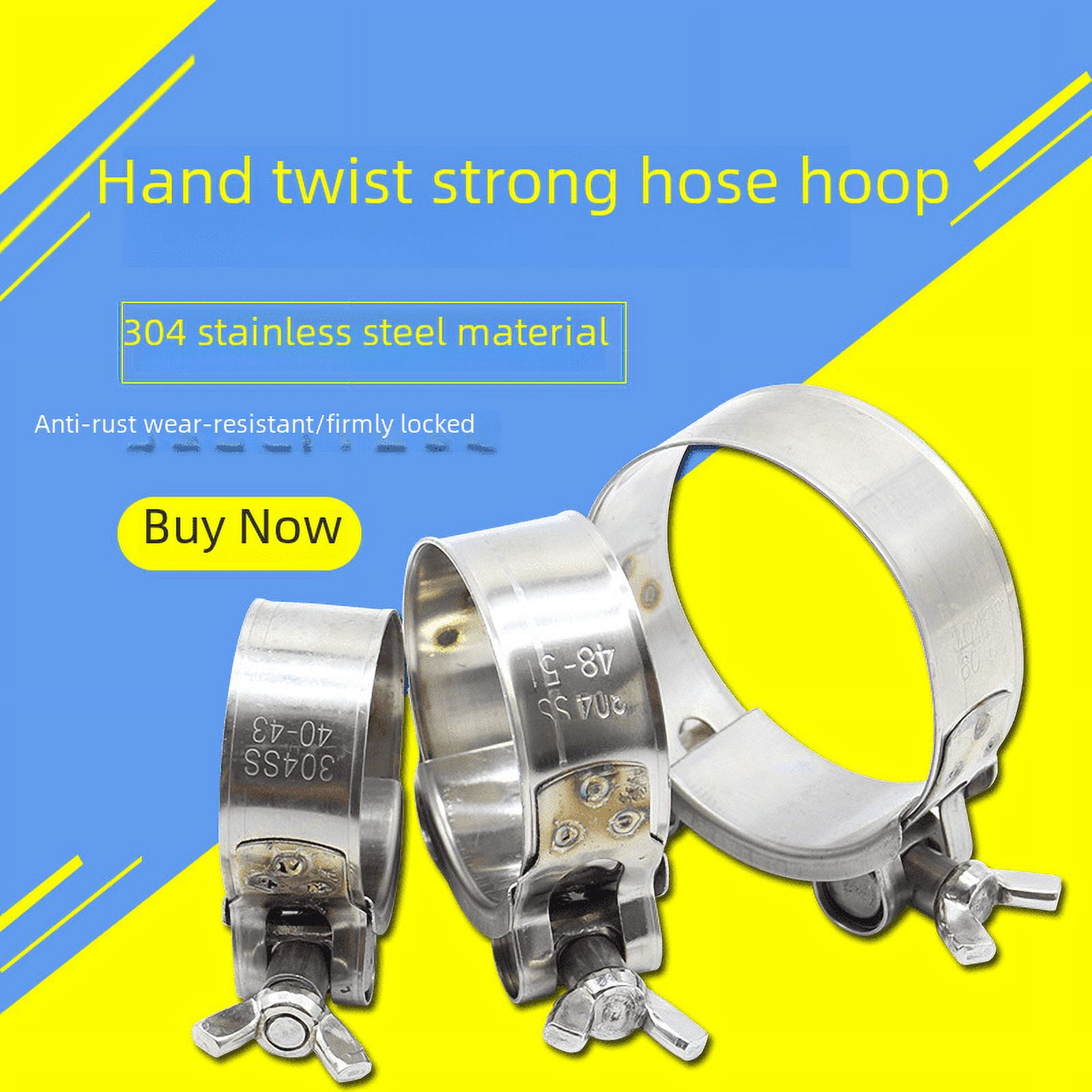 201 stainless steel strong hose clamp 304 stainless steel strong clamp ...