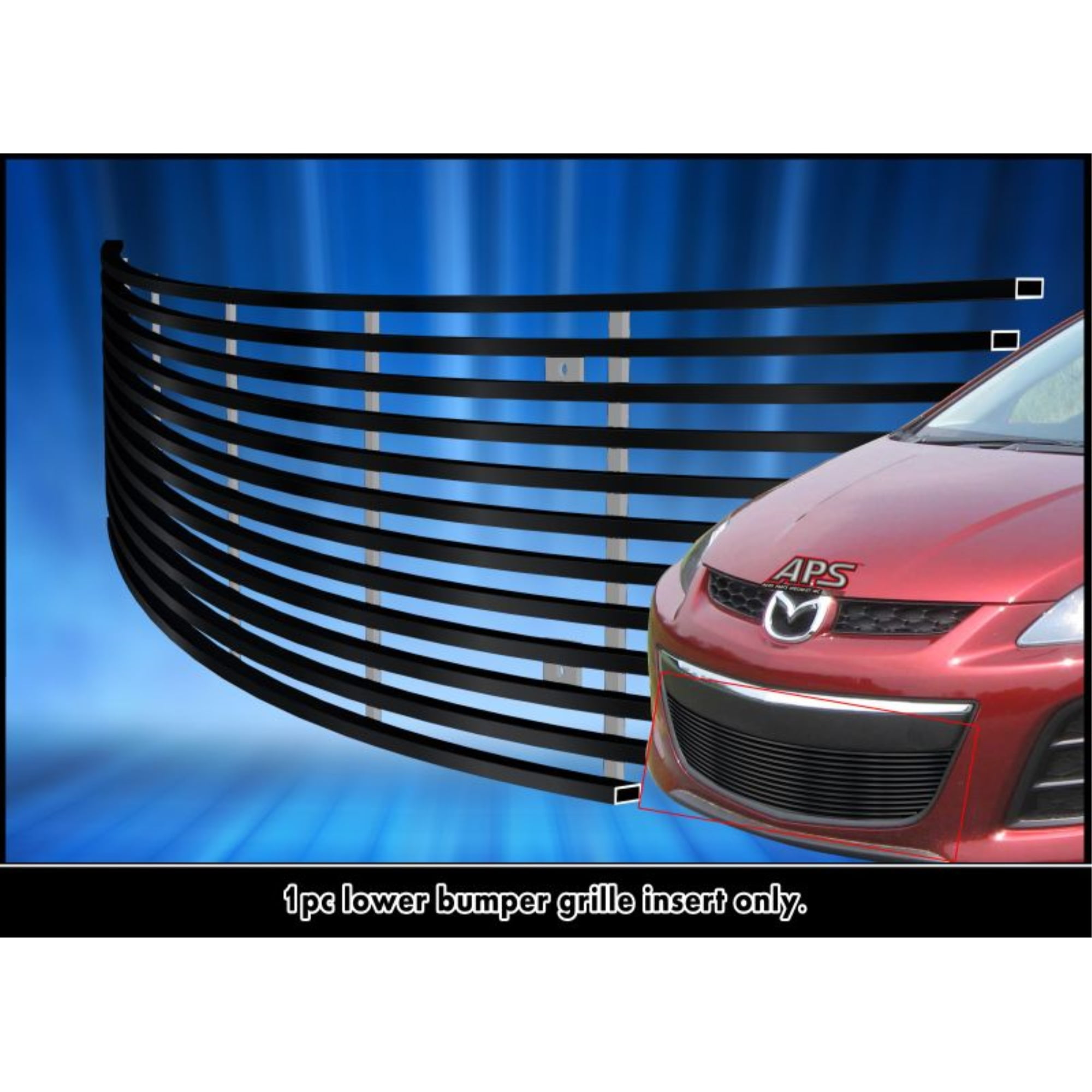 2010-2012 Mazda Cx-7 Stainless Steel Black Powder Coated Finish ...