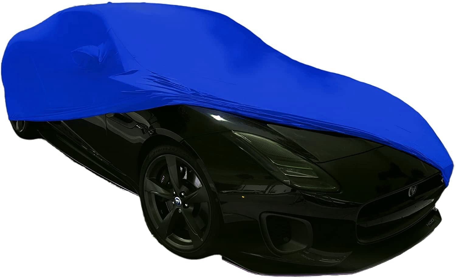 2010-2024 Jaguar F-Type Ultraguard Stretch Satin Indoor Car Cover Blue ...