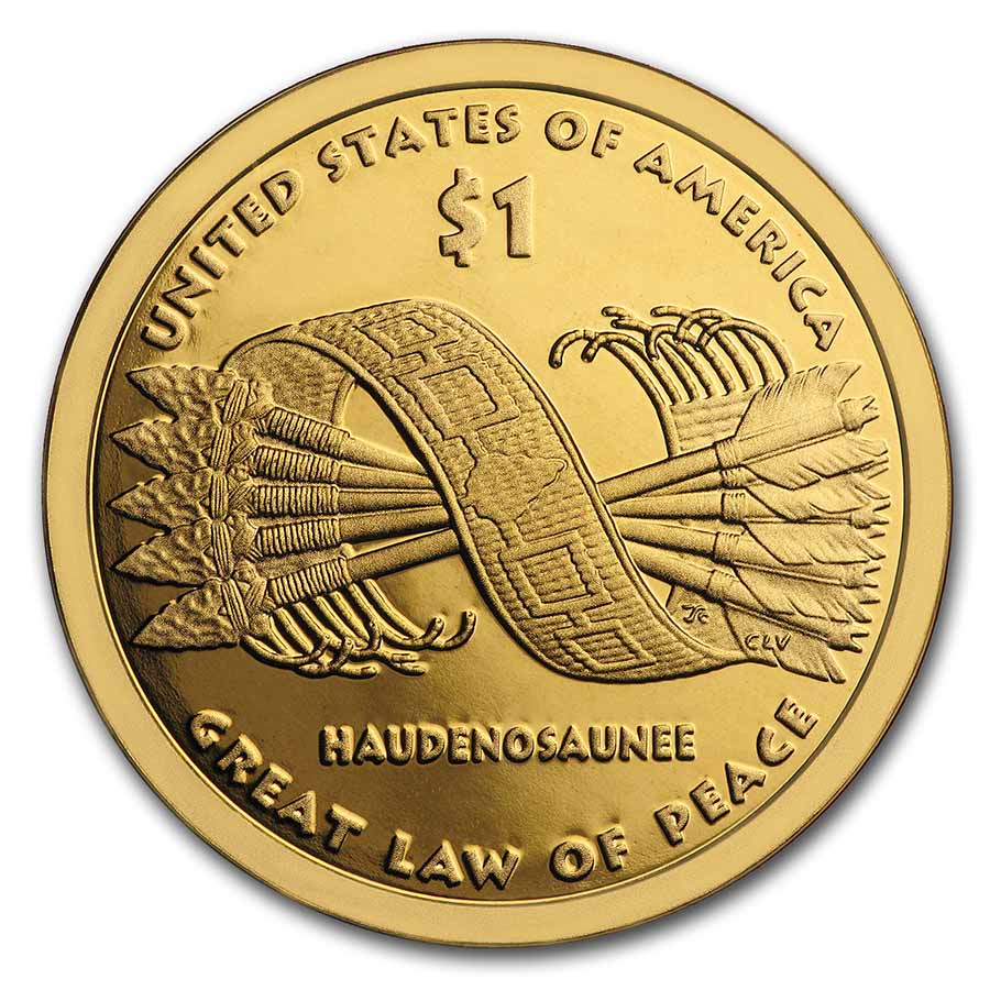 2010-D Native Amer $1 - Great Law of Peace (25-Coin Roll) BU - Walmart.com