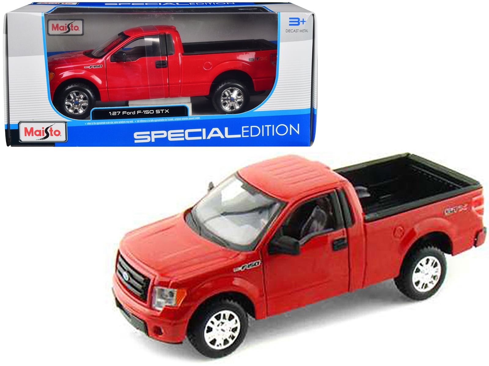 2010 Ford F-150 STX Pickup Truck Red 1/27 Diecast Model by Maisto ...