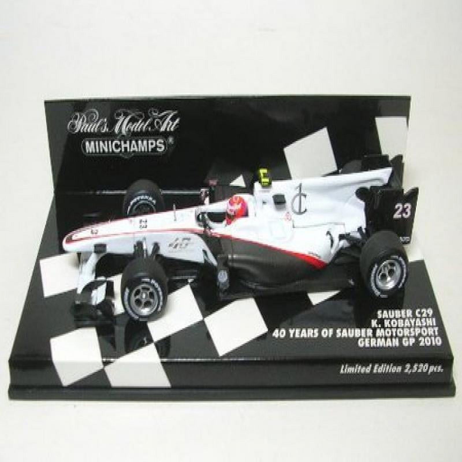 2010 German GP / Sauber 40th logo Wei 1/43 Sauber C29 Kobayashi ...
