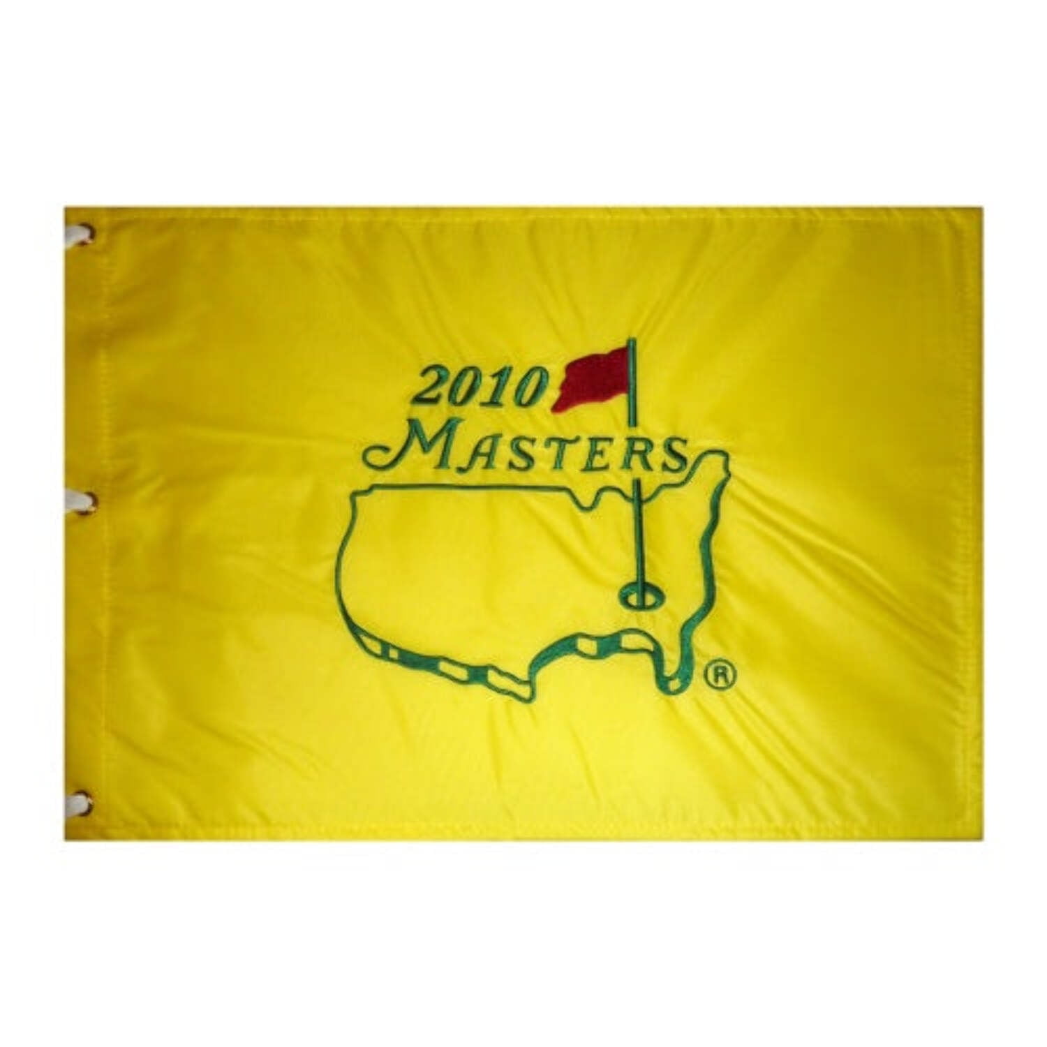 2010 Masters Embroidered Golf Pin Flag - Phil Mickelson Champion ...