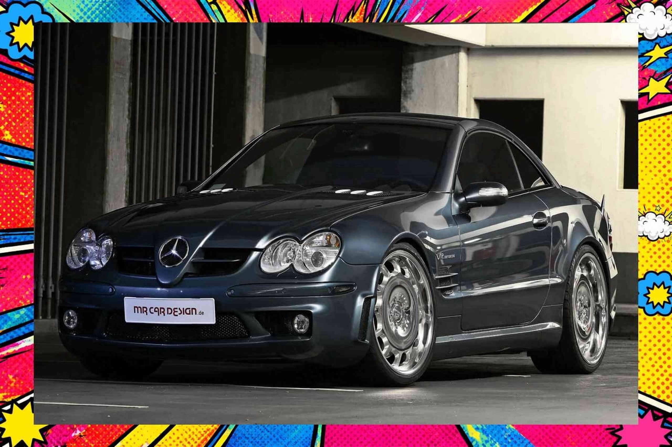 2010 Mercedes-Benz SL 65 AMG by MR Car Design Car Poster - Pop Art ...
