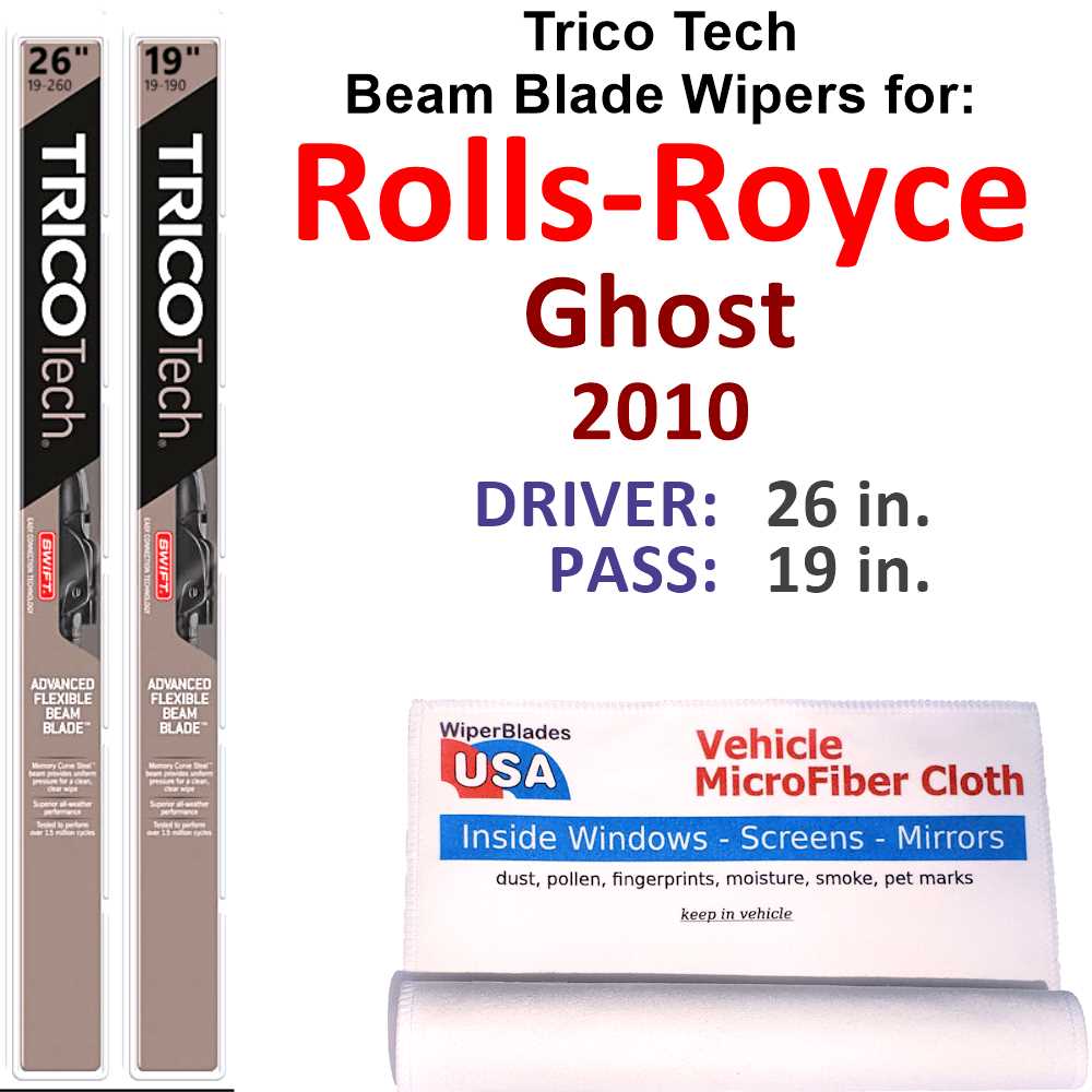 2010 Rolls-Royce Ghost Beam Blade Wipers (Set of 2) - Walmart.com