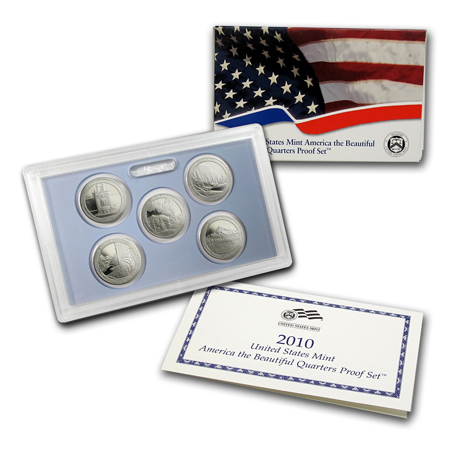 2010-S America the Beautiful Quarters Proof Set - Walmart.com