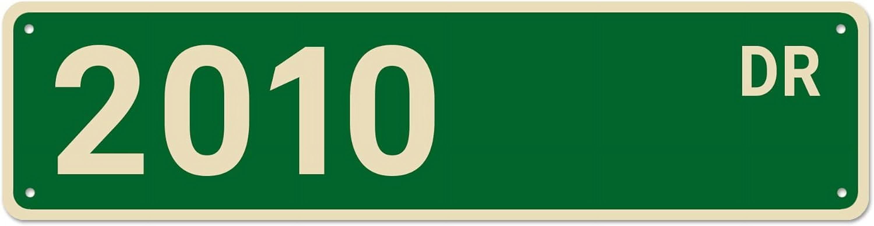 2010 Street Signs, 2010 Decor 2010 Sign Born in 2010 Birthday Gift ...