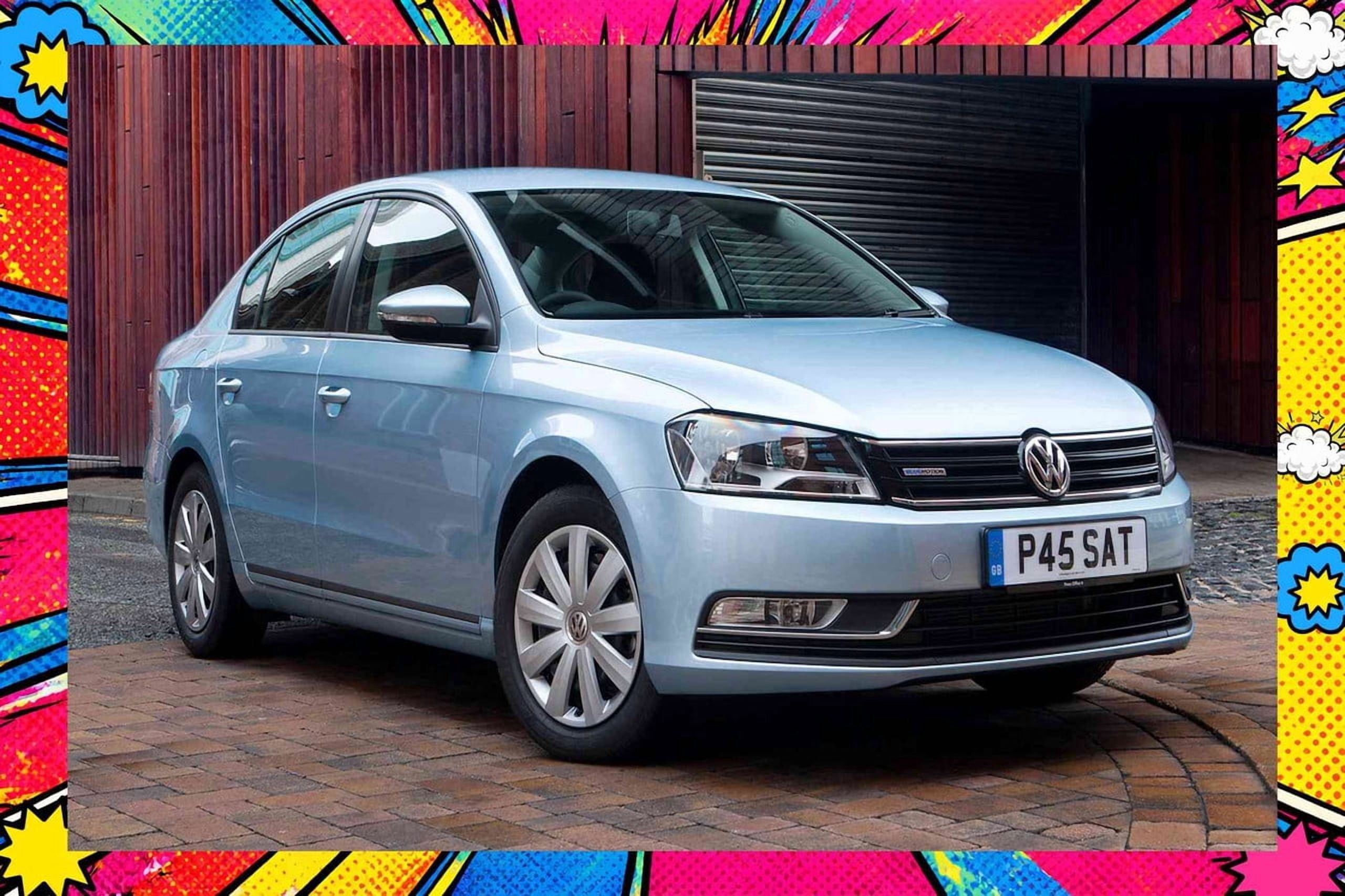 2010 Volkswagen Passat UK - Pop Art Edition | 12x18 Inch Laminated ...