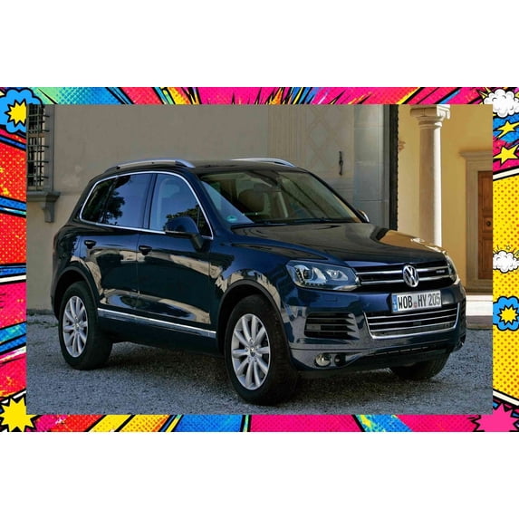 2010 Volkswagen Touareg Hybrid Style B - Pop Art Edition | 20x30 Inch ...