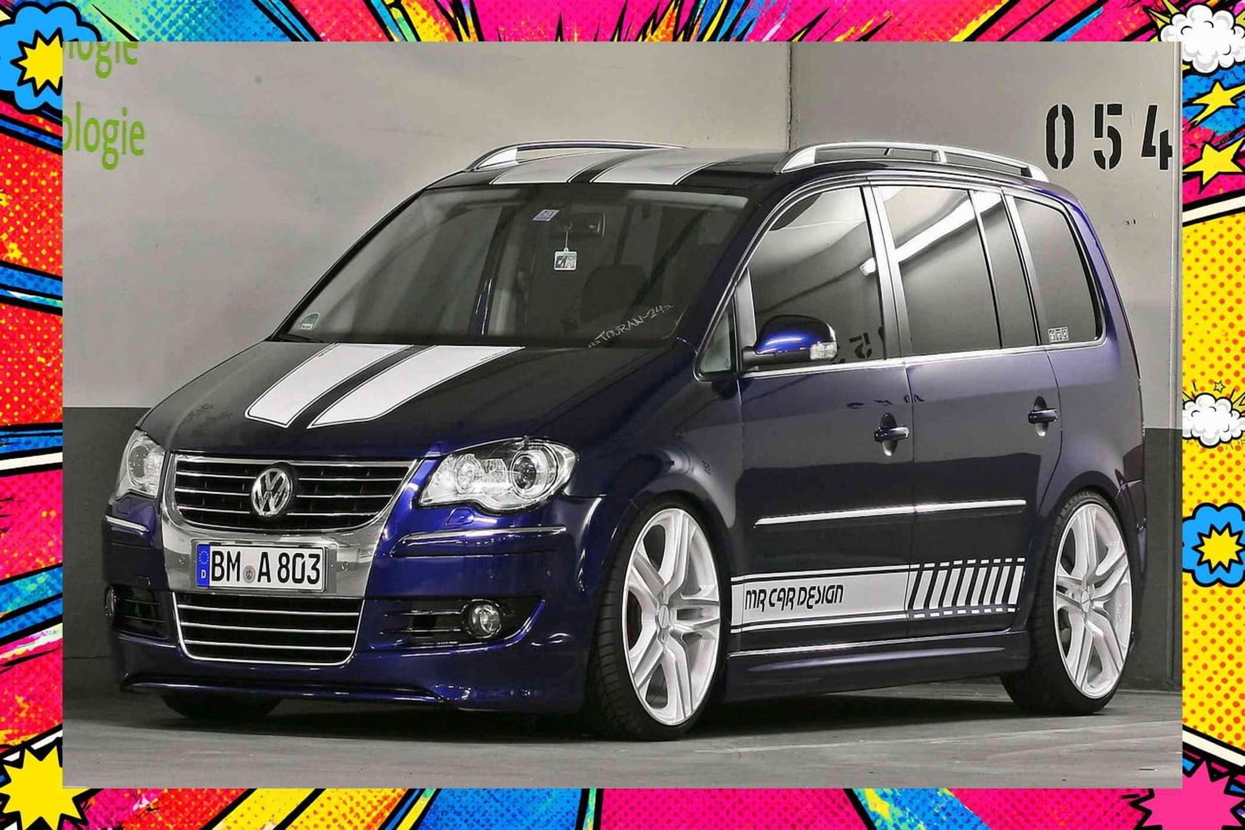 2010 Volkswagen Touran by MR Car Design Car Poster - Pop Art Edition ...