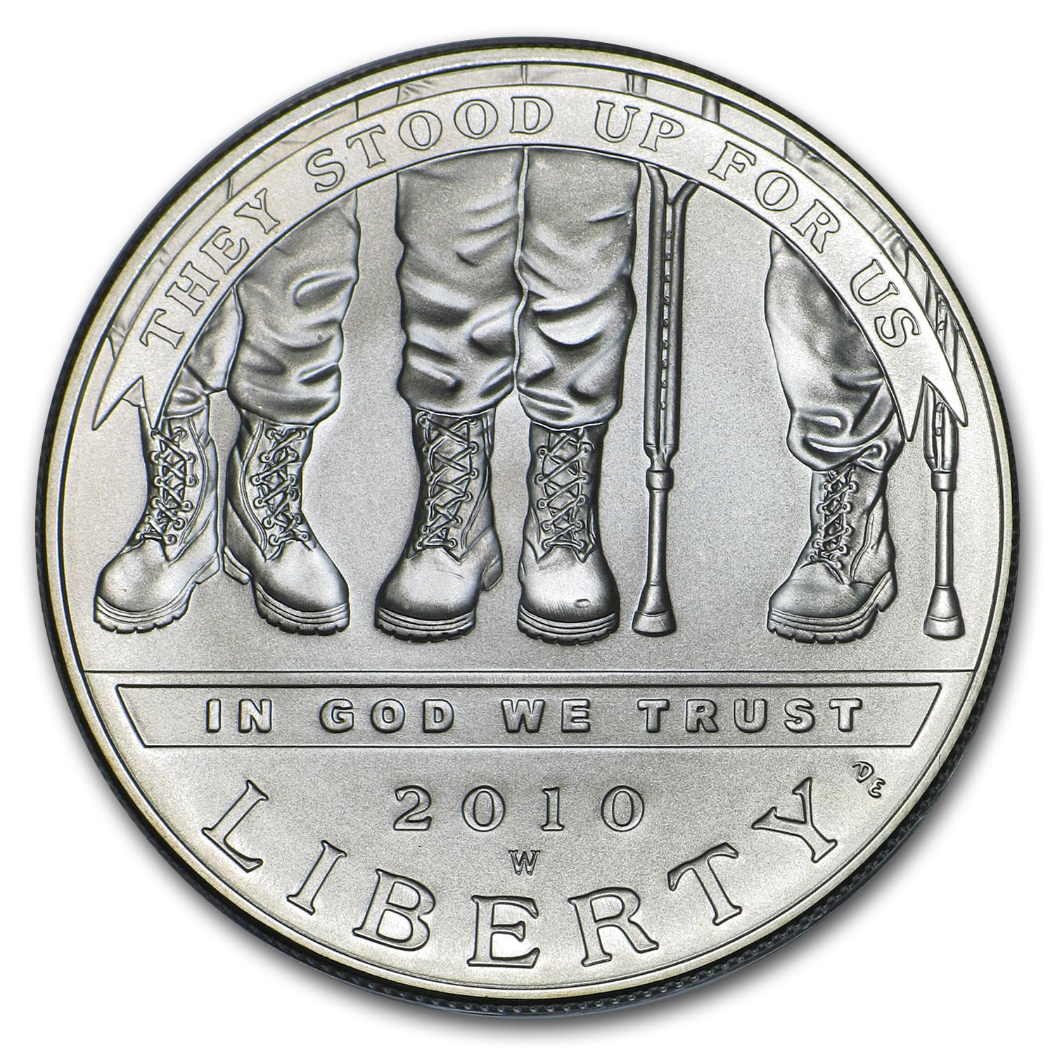 2010-W Disabled American Veterans $1 Silver Commem BU (Box/COA ...