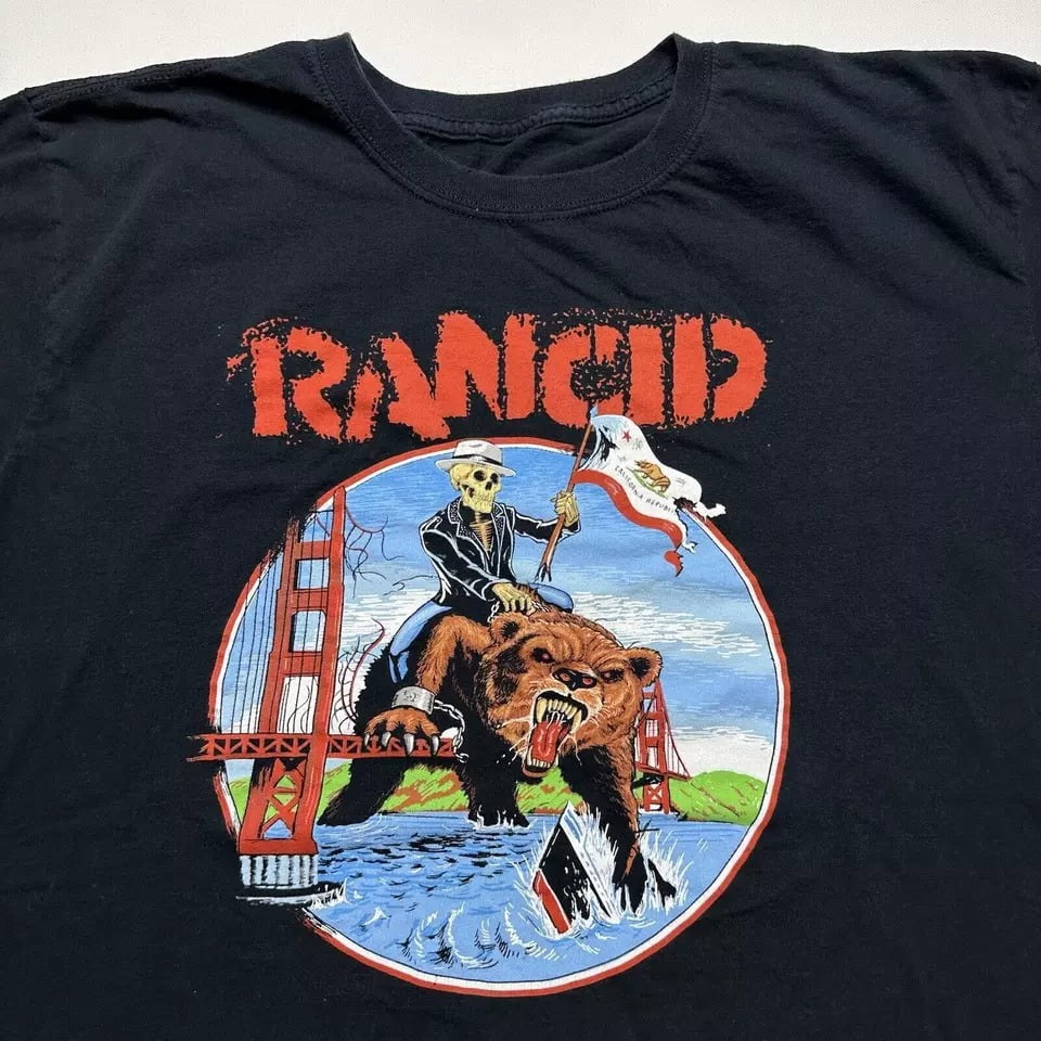 2010s Rancid Band Skele Tim T-Shirt For Men Women Tee All Size S-4XL ...