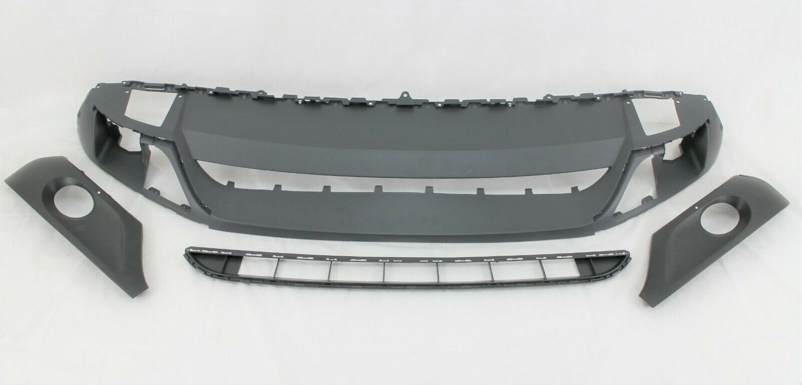 2011-14 Touareg front bumper COVER lower valance spoiler 4 PC set ...