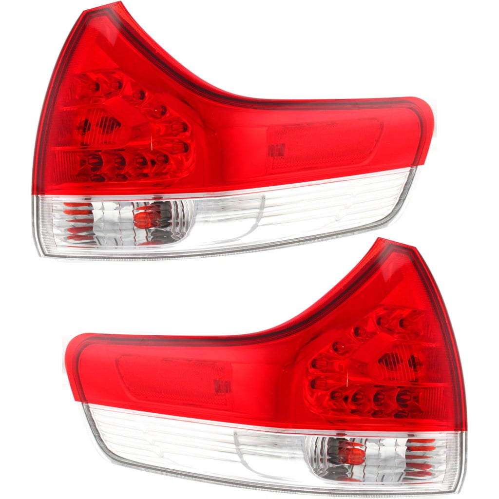 For 2011 2012 2013 2014 Toyota Sienna Tail Light Driver and Passenger ...