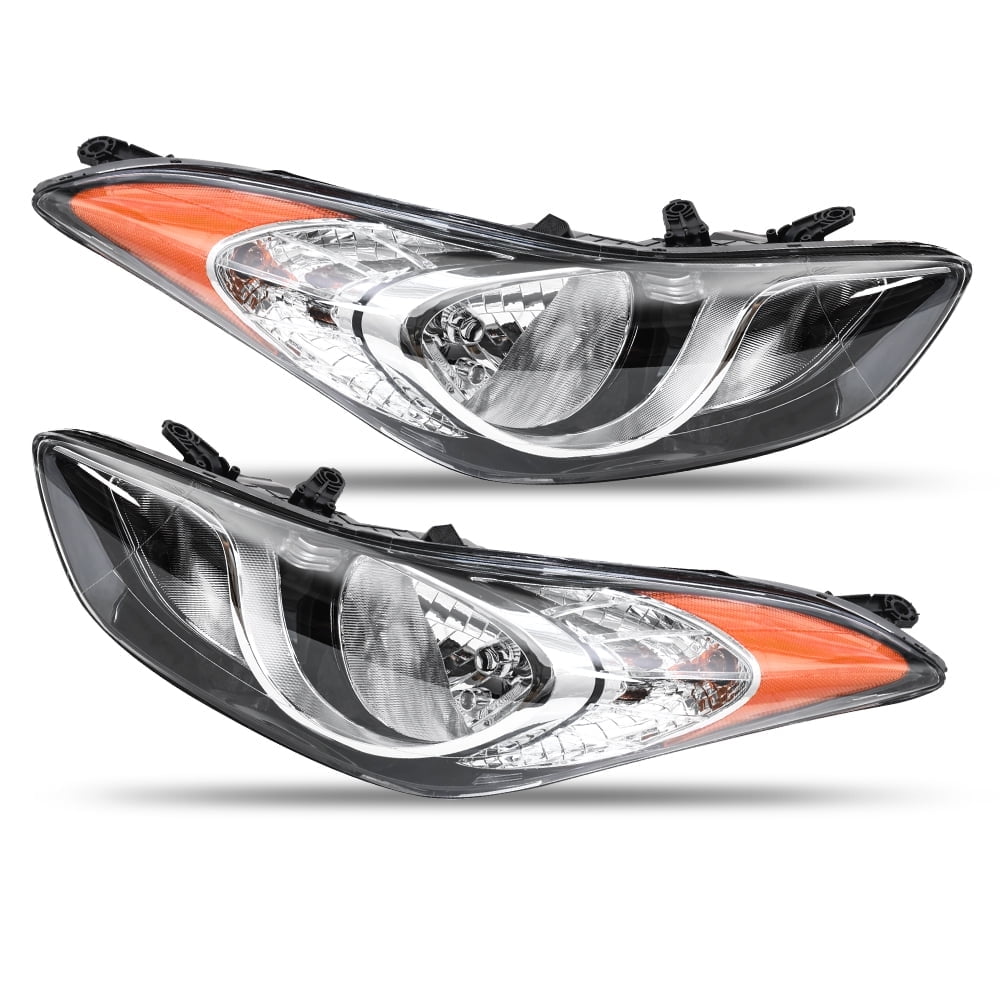 For 2011 2012 2013 Hyundai Elantra Sedan Headlights Assembly ...