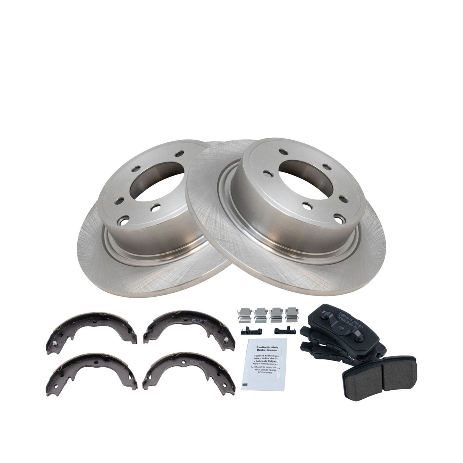 2011-2012 for Mitsubishi for Outlander Rear Brake Pad & Rotor Kit ...