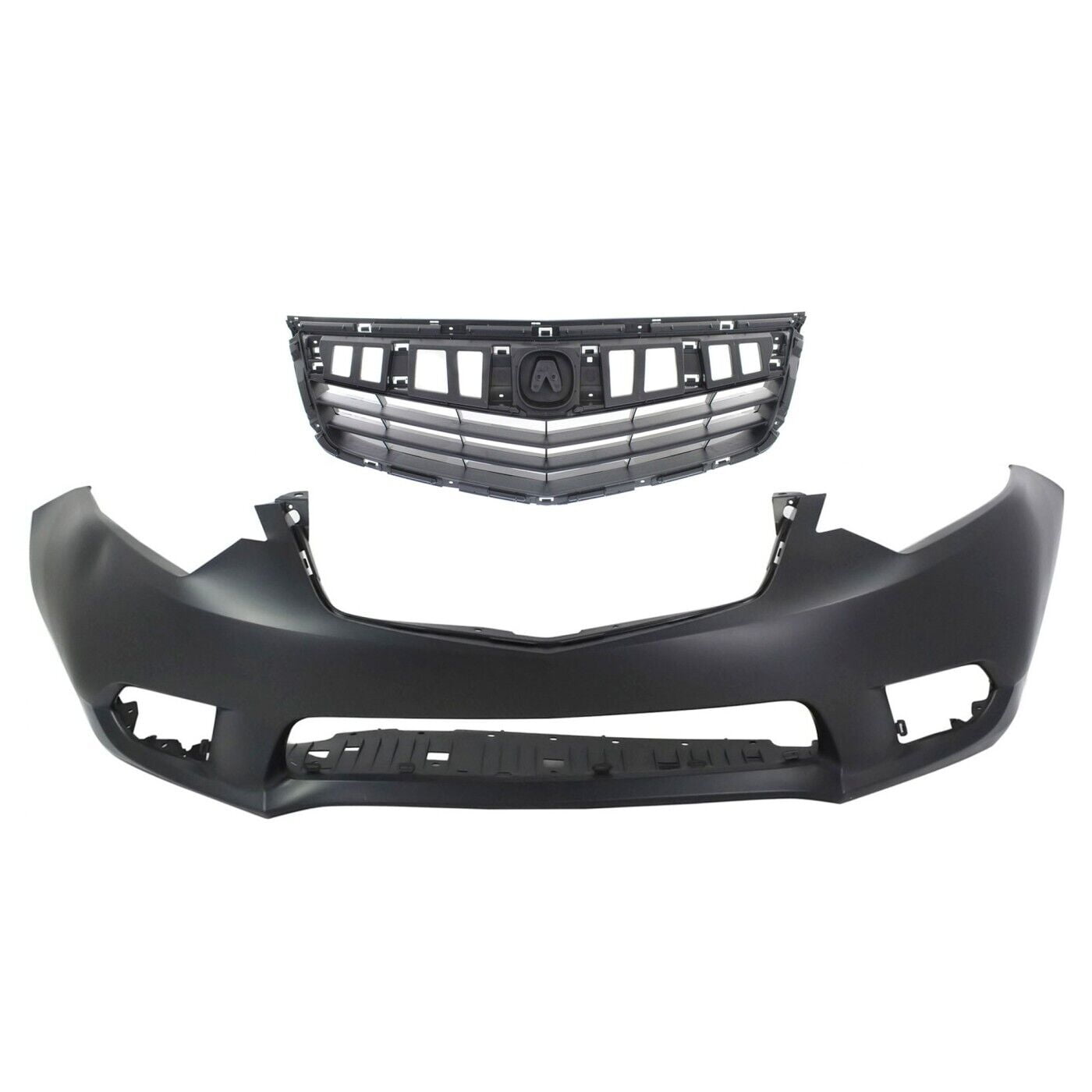 2011-2014 For Acura For Tsx Front Bumper Cover Kit - Primed, Fog Light ...