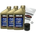 2011-2015 Yamaha V-Star XVS1300A Full Synthetic 10w40 Oil Change Kit ...