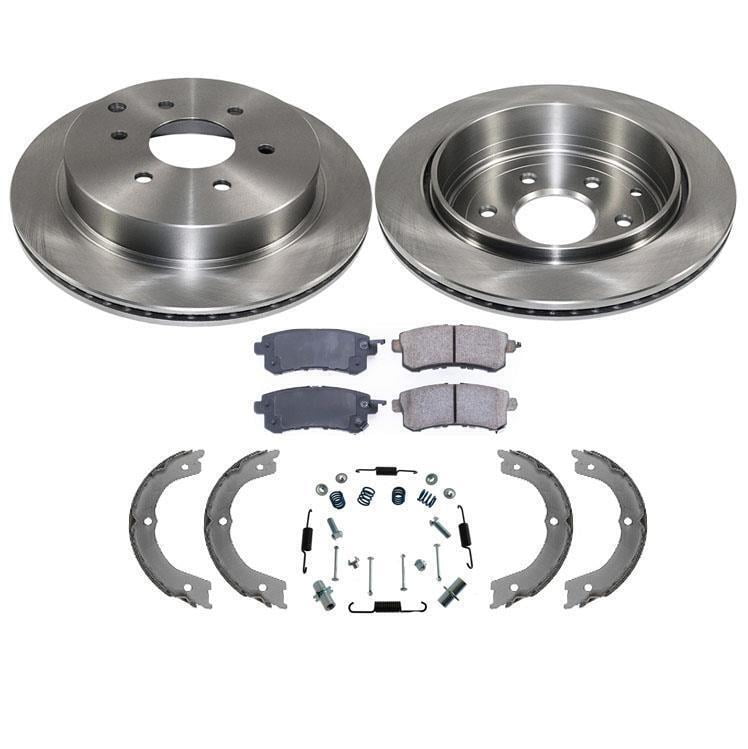 2011-2021 Infiniti for QX80 for QX56 Rear Brake Pad & Rotor Kit - D3EA ...