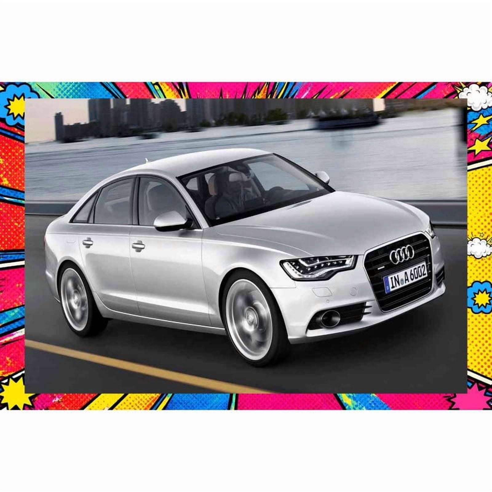 2011 Audi A6 Sedan - Pop Art Edition | 12x18 Inch Laminated Poster ...