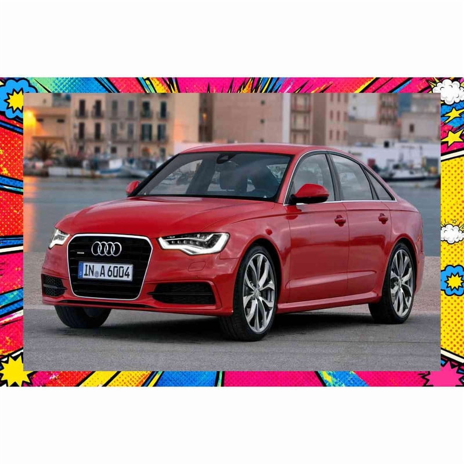 2011 Audi A6 Sedan S Line - Pop Art Edition | 24x36 Inch Rolled Canvas ...