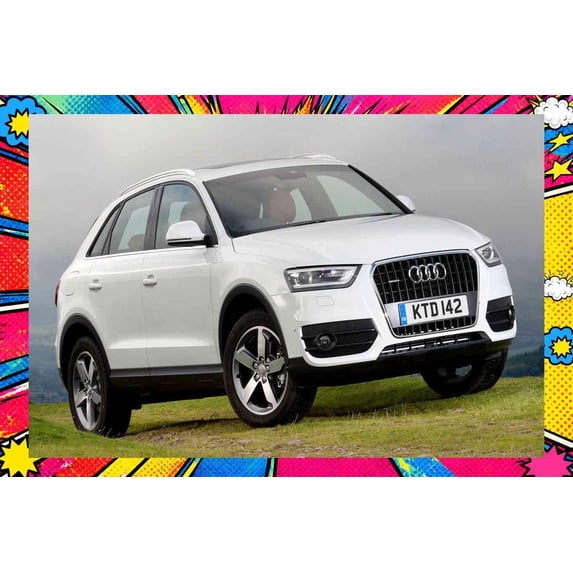 2011 Audi Q3 UK - Pop Art Edition | 24x36 Inch Glossy Laminated Poster ...