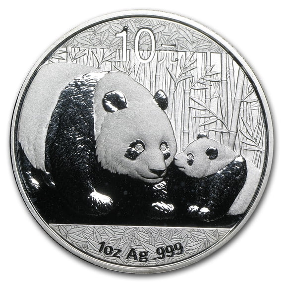 2011 China 1 oz Silver Panda BU (In Capsule) - Walmart.com