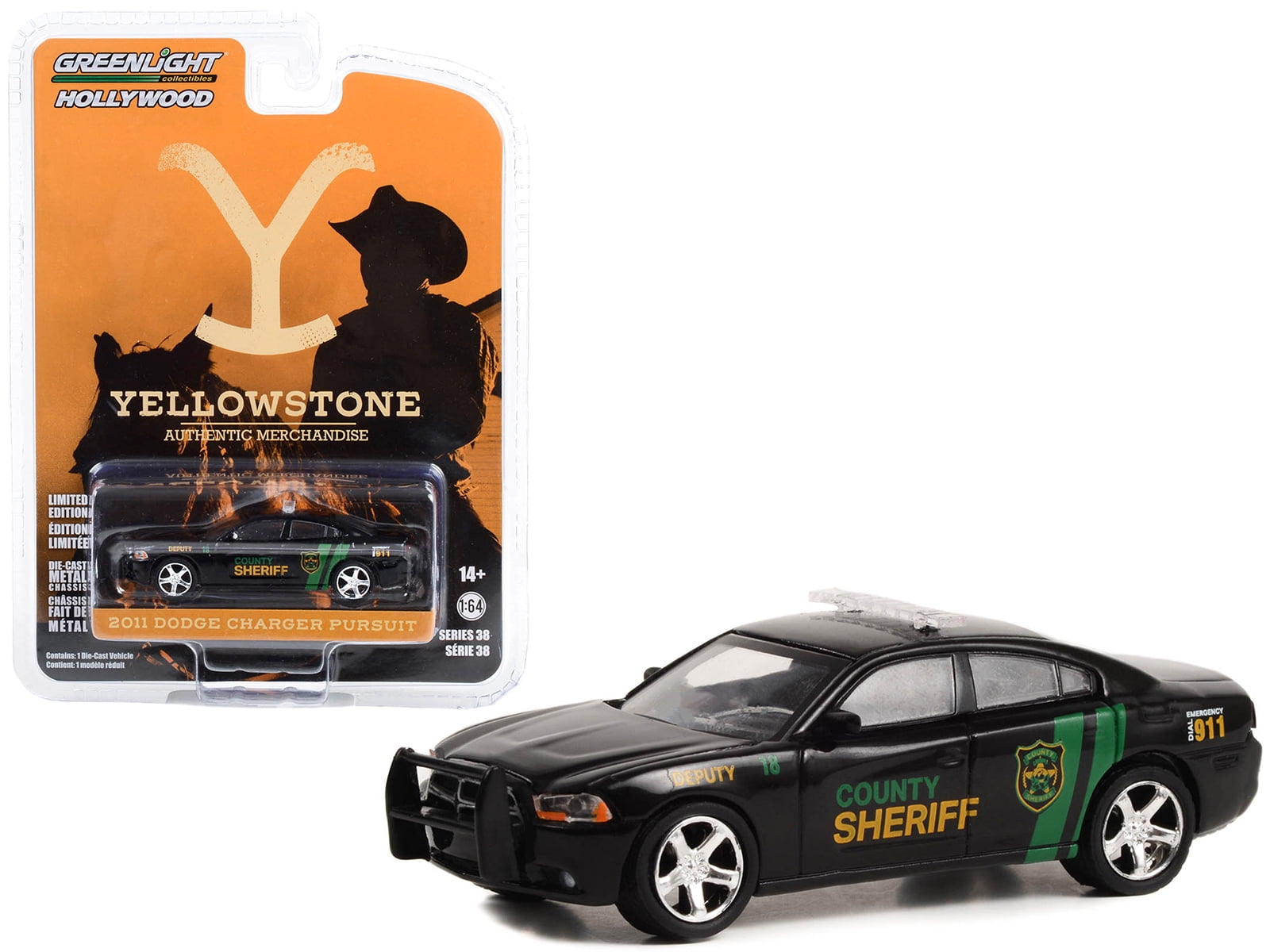 2011 Dodge Charger Pursuit #18 "County Sheriff Deputy" Black ...