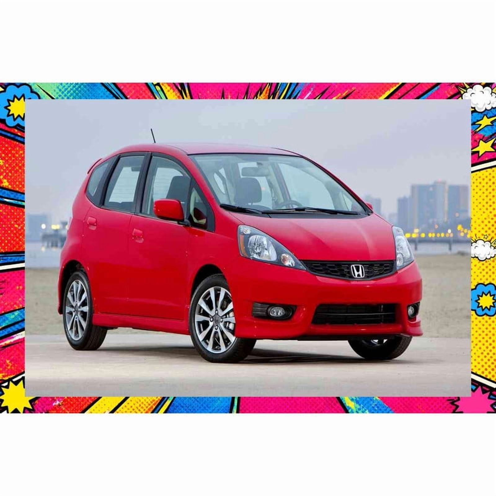 2011 Honda Fit Sport - Pop Art Edition | 20x30 Inch Laminated Poster ...
