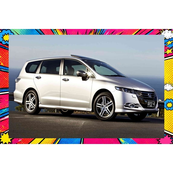 2011 Honda Odyssey AU - Pop Art Edition | 24x36 Inch Laminated Poster ...