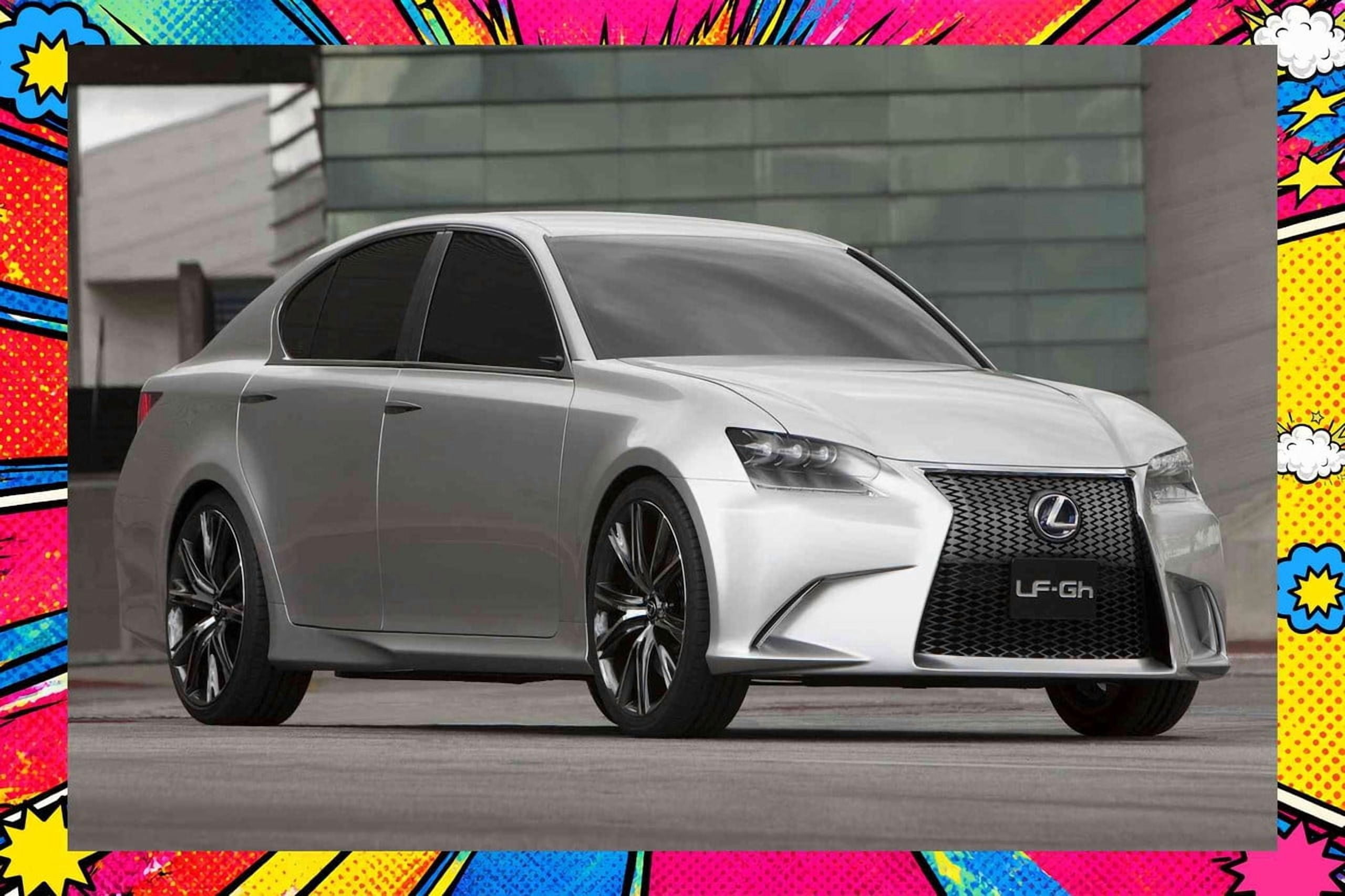 2011 Lexus LF GH Concept - Pop Art Edition | 24x36 Inch Laminated ...