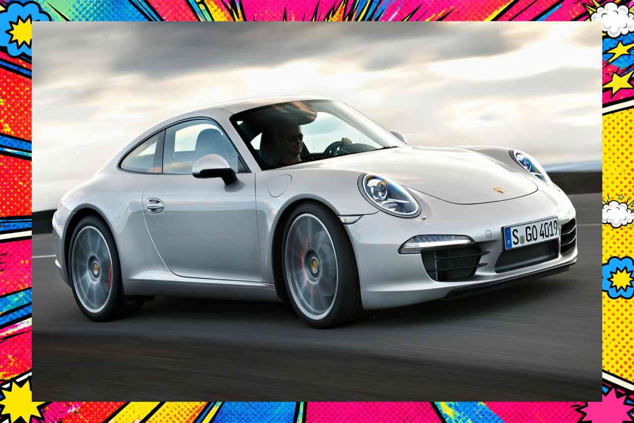 2011 Porsche 911 Carrera S - Pop Art Edition | 24x36 Inch Rolled Canvas ...