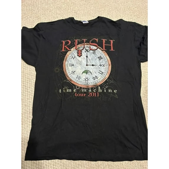 2011 Rush Time Machine Tour T-Shirt, Vintage Rock Band Tee, Unisex ...
