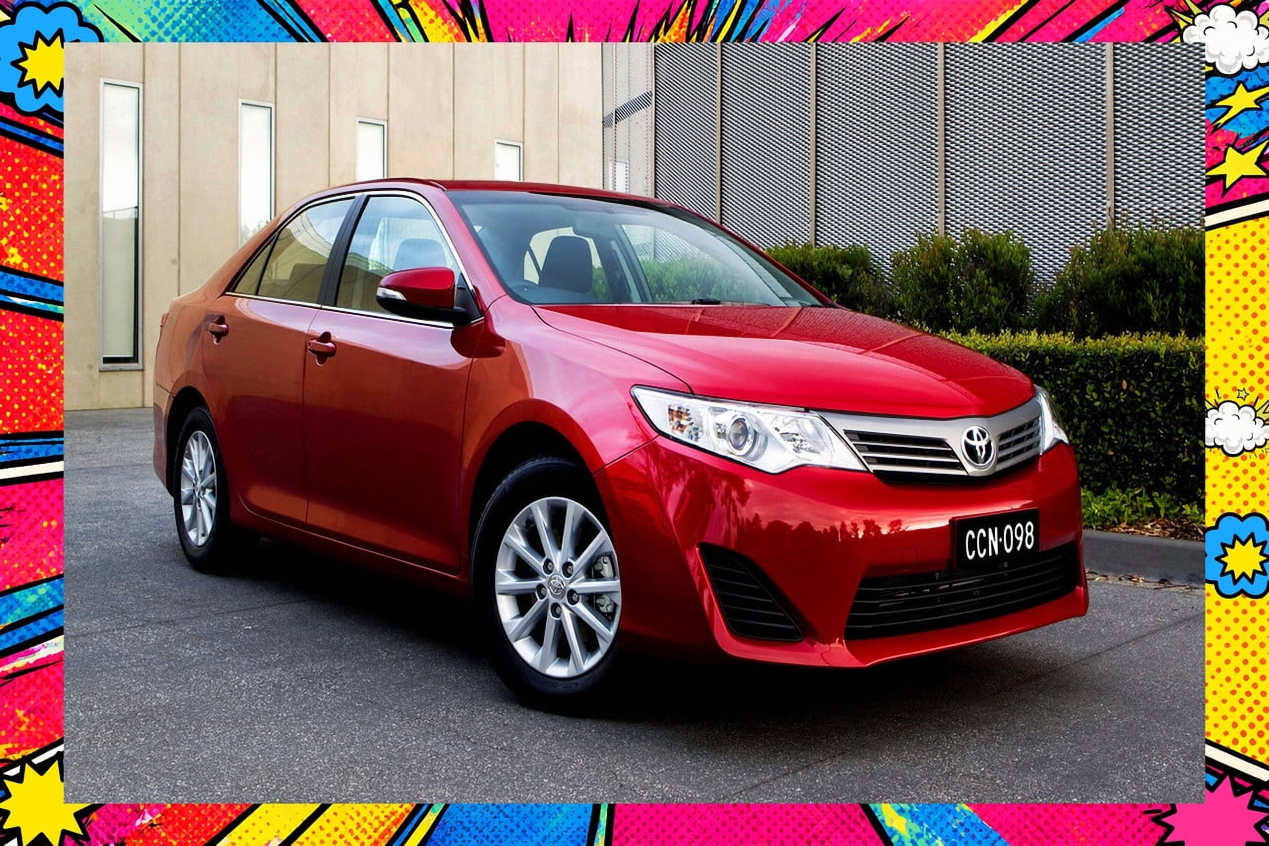 2011 Toyota Camry Altise - Pop Art Edition | 12x18 Inch Laminated ...
