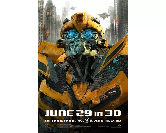 2011 "Transf0rmers: Dark of the Moon" Sci-fi Film Gift Print Promo ...