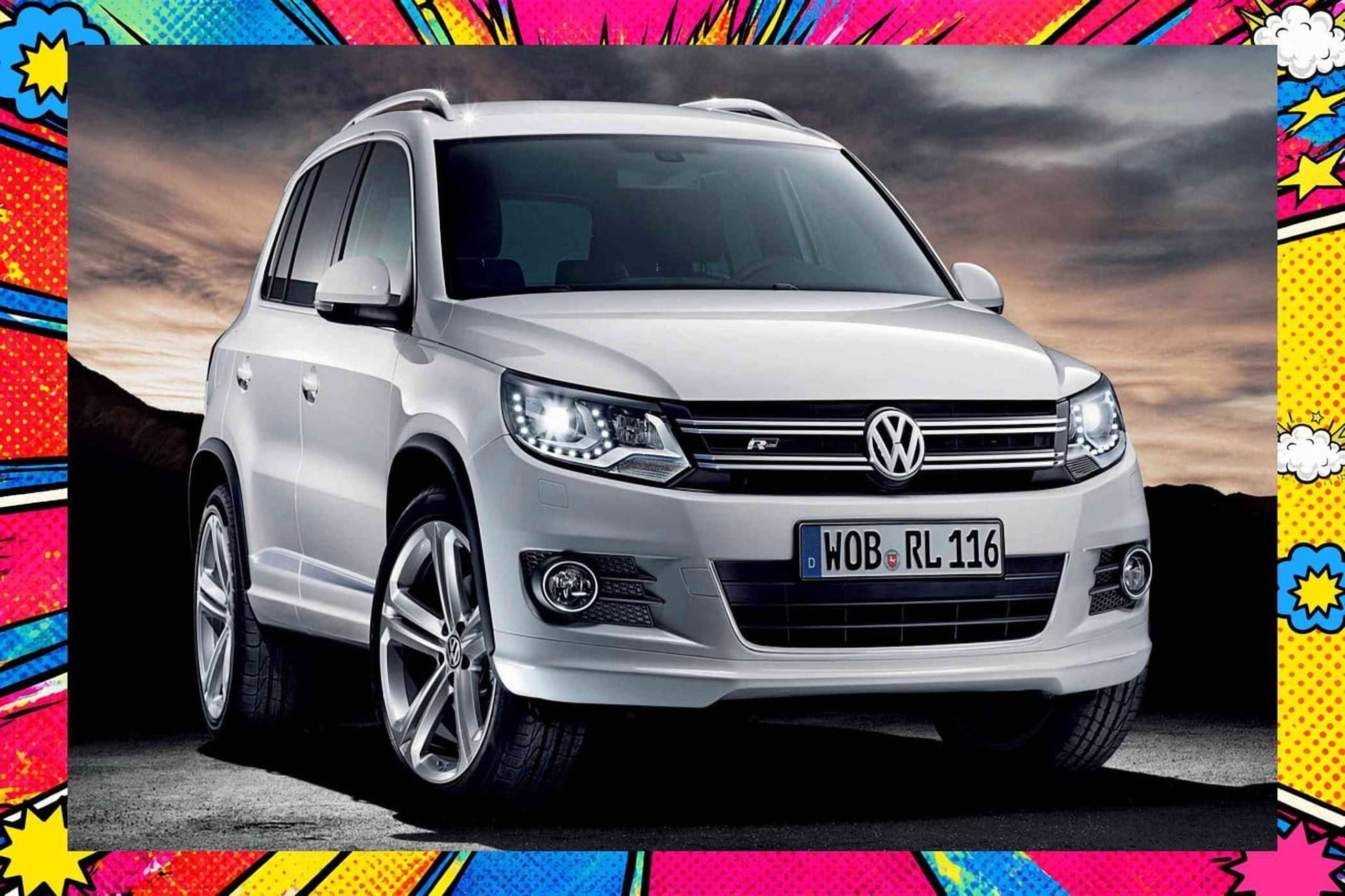 2011 Volkswagen Tiguan R Line - Pop Art Edition | 20x30 Inch Laminated ...