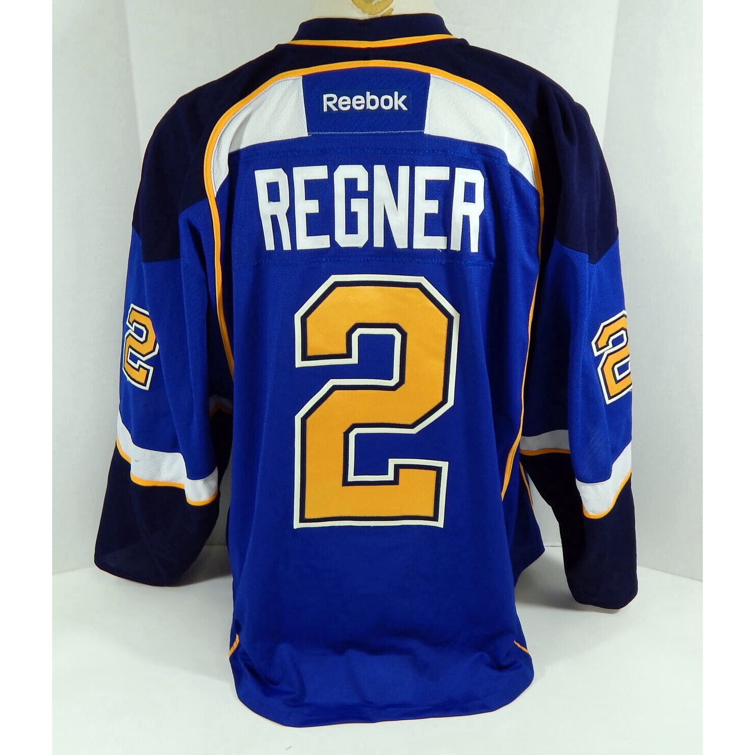 2012-13 Peoria Rivermen St. Louis Blues Brent Regner #2 Game Used Blue ...