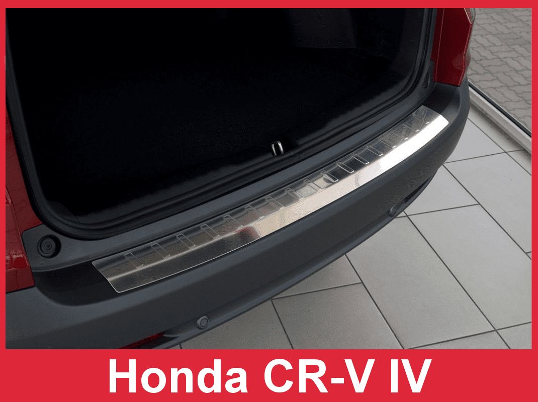 2012-2014 Honda CR-V - Stainless Steel Rear Bumper Protector - Walmart.com