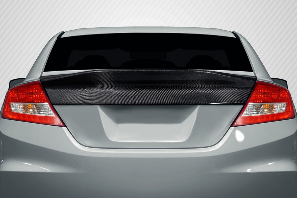 2012-2015 Honda Civic 2DR Carbon Creations KMZ V2 Rear Wing Spoiler - 1 ...