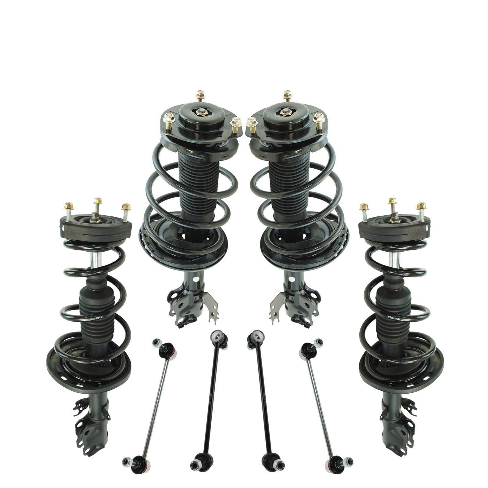 2012-2017 for Camry for Toyota Suspension Kit - (8) Piece Front & Rear Strut & for Spring ...