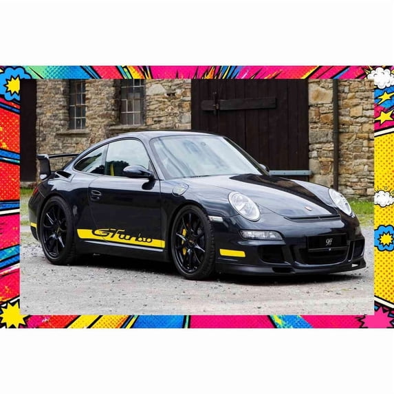 2012 9ff GTurbo 1200 - Pop Art Edition | 24x36 Inch Glossy Laminated ...