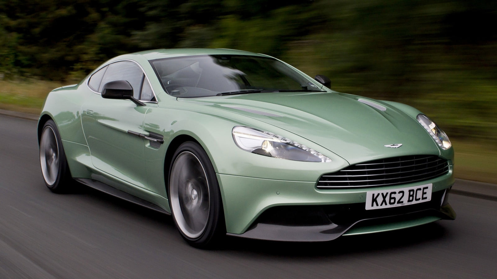 2012 Aston Martin Vanquish UK Style A - 20x30 Inch Laminated Poster ...