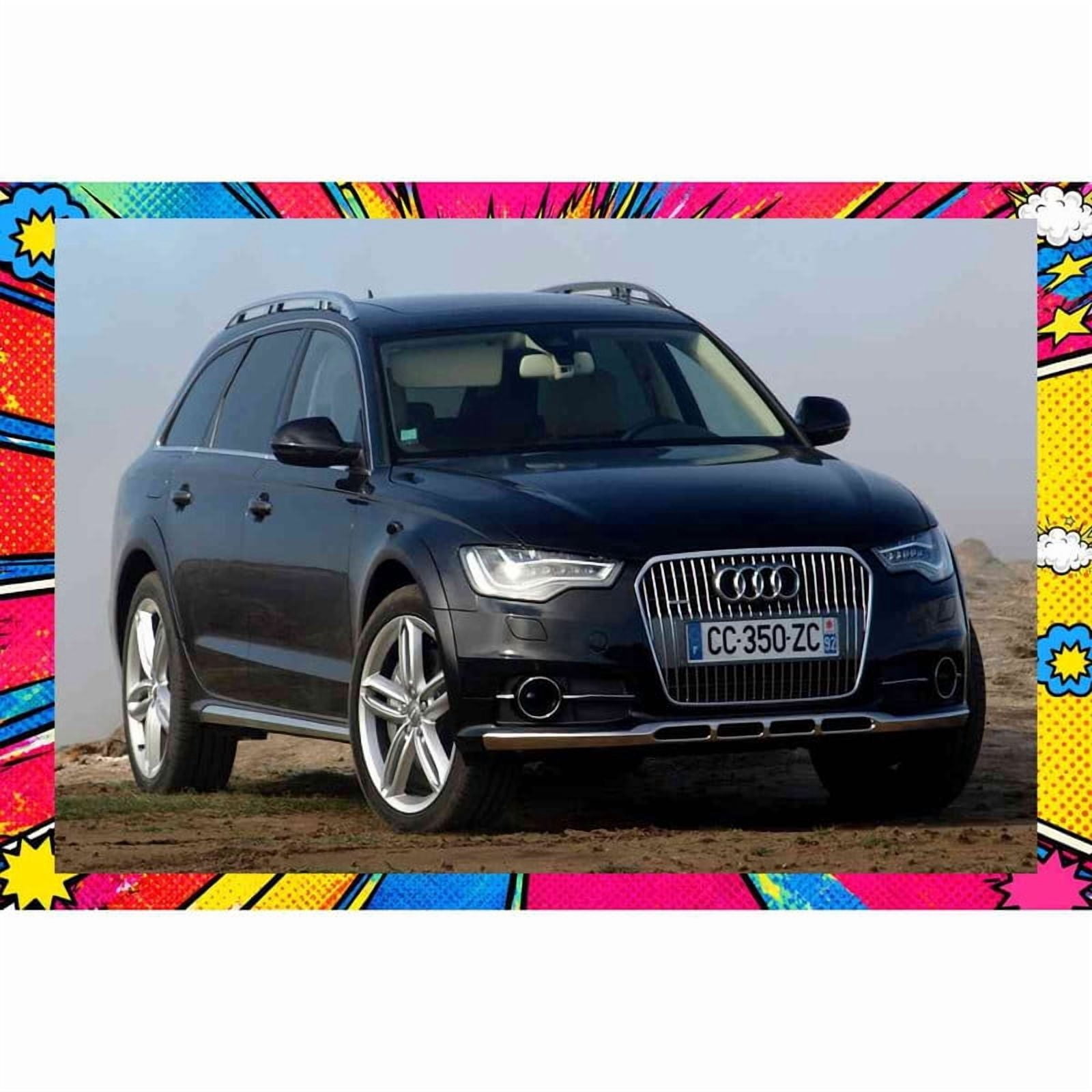 2012 Audi A6 Allroad - Pop Art Edition | 24x36 Inch Rolled Canvas Print ...