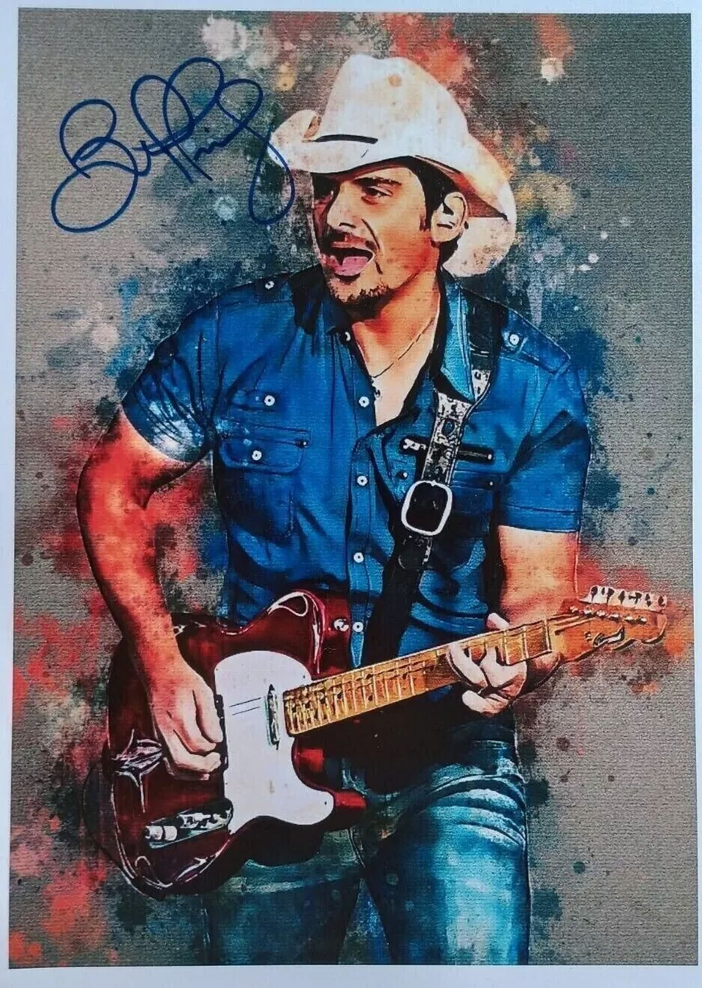 2012 BRAD PAISLEY Poster in WALL ART PRINT 11 x 17 Inch Poster ...